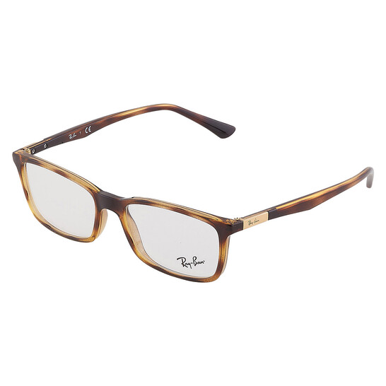 Ray-Ban Demo Rectangular Men's Eyeglasses RX7127I 2012 53 8053672772982 ...