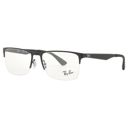 Ray-Ban Demo Rectangular Unisex Eyeglasses RX6335 2503 54 8053672402049 ...