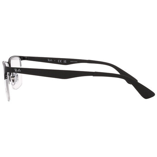 Ray-Ban Demo Rectangular Unisex Eyeglasses RX6335 2503 56 8053672402087 ...