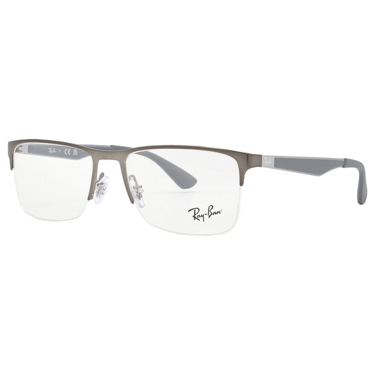 Ray-Ban Optics Demo Rectangular Unisex Eyeglasses RB6335 2855 54 ...