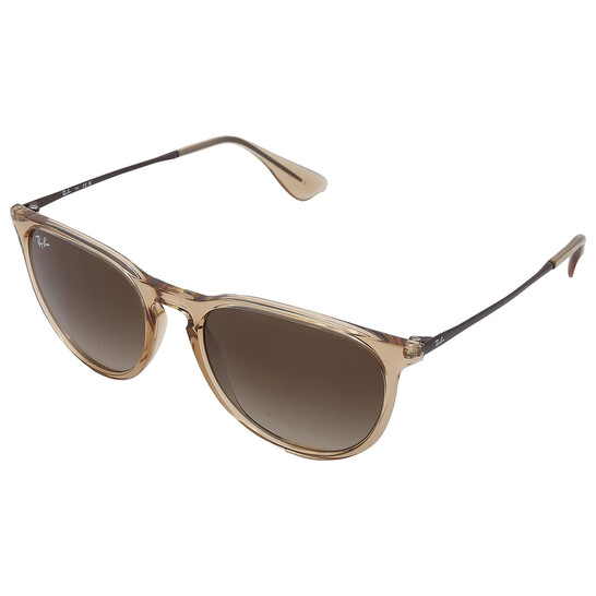 Ray-Ban Erika Color Mix Brown Gradient Dark Brown Cat Eye Ladies ...