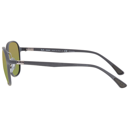 Ray-Ban Green Mirror Chromance Square Unisex Sunglasses RB4341CH 60176O ...