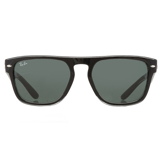 Ray-Ban Green Square Unisex Sunglasses RB4407 654571 57 8056597936309 ...