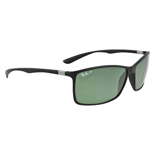 Ray-Ban Liteforce Polarzed Green Square Men's Sunglasses RB4179 601S9A ...
