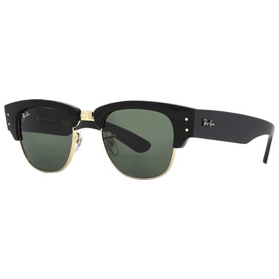 Ray-Ban Mega Clubmaster Green Square Unisex Sunglasses RB0316S 901/31 50 8056597837156 - Ray-Ban ...