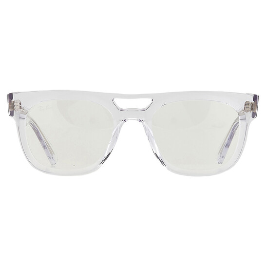 Ray-Ban Phil Bio Based Transitions Clear/Blue Photochromatic Square ...