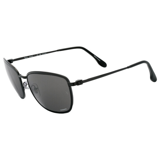 Ray-Ban Polarized Grey Square Unisex Sunglasses RB3705 002/K8 60 ...