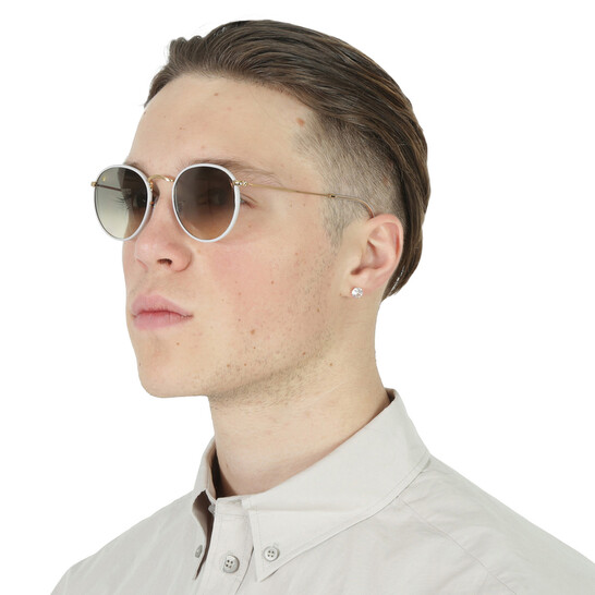 Ray-Ban Round Metal Full Color Legend Light Grey Gradient Men's ...