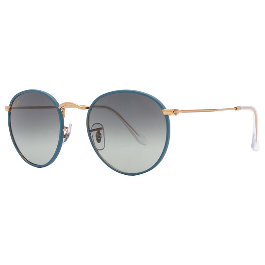 Ray-Ban Round Metal Full Color Legend Vintage Green Gradient Blue Men's ...