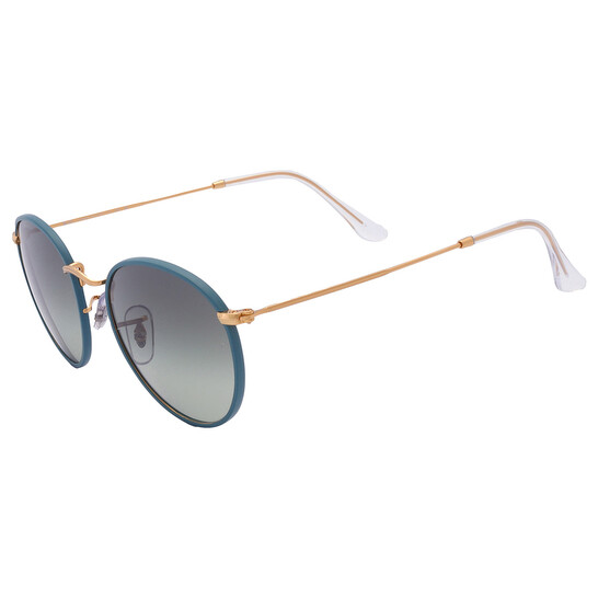 Ray-Ban Round Metal Full Color Legend Vintage Green Gradient Blue Men's ...
