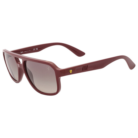Ray-Ban Scuderia Ferrari Grey Graduient Navigator Unisex Sunglasses ...