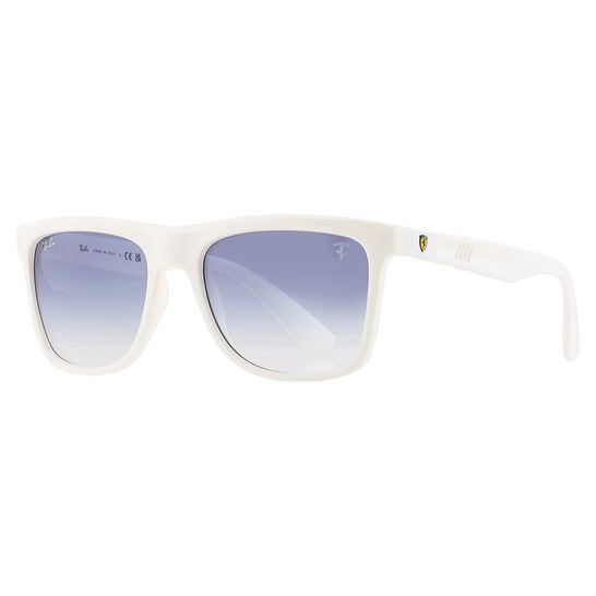 Ray-Ban Scuderia Ferrari Light Blue Gradient Square Unisex Sunglasses ...