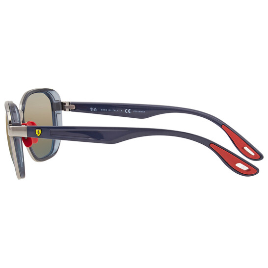 Ray-Ban Scuderia Ferrari Polarized Blue Chromance Geometric Unisex ...
