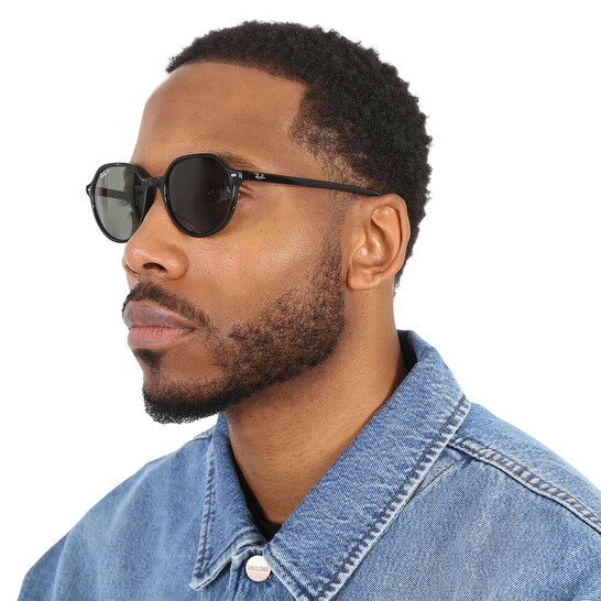 Ray-Ban Thalia Polarized Green Square Unisex Sunglasses RB2195 901/58 ...