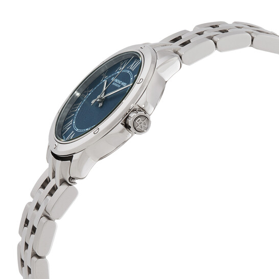 Raymond Weil Tango Quartz Blue Dial Ladies Watch 5391-ST-00508 ...