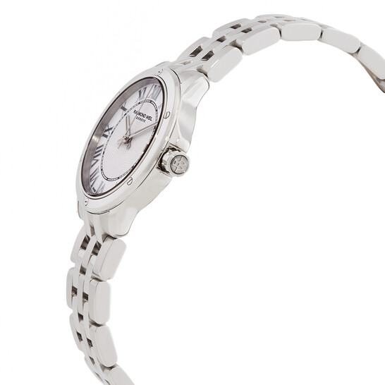 Raymond Weil Tango Quartz White Dial Ladies Watch 5391-ST-00308 ...