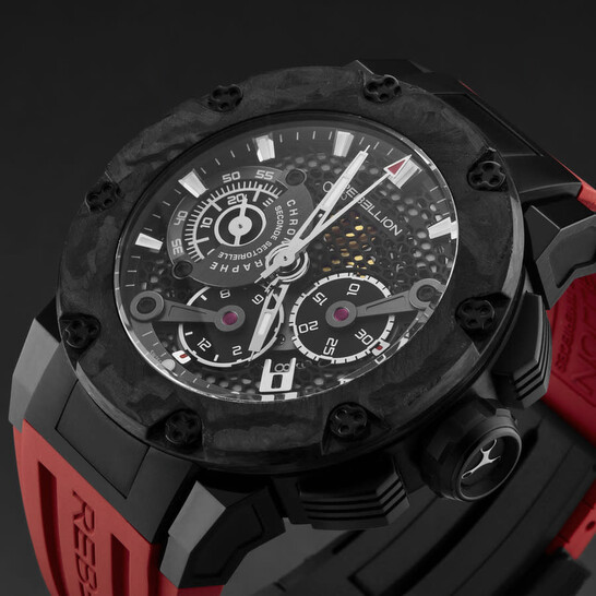 Rebellion Predator Chronograph Automatic Black Dial Men's Watch RB.PR ...