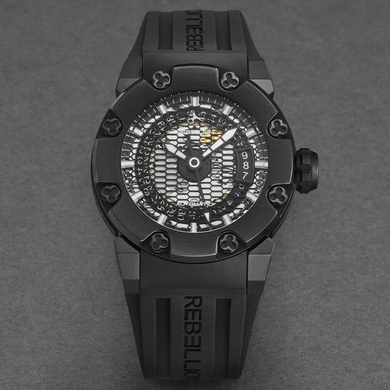 Rebellion Predator S Automatic Black Dial Men's Watch RB.PRS.3H.TB.BK ...