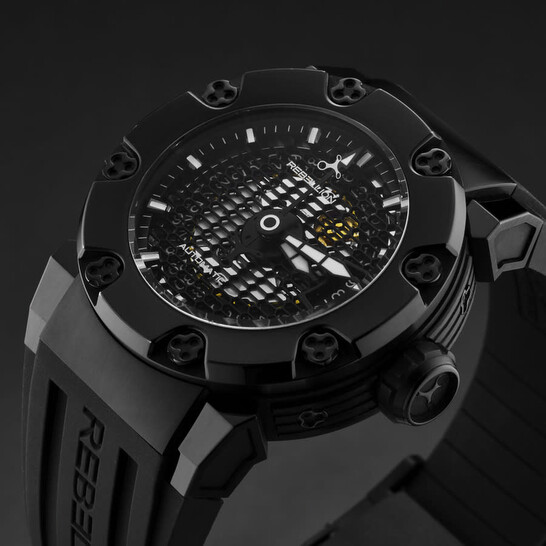 Rebellion Predator S Automatic Black Dial Men's Watch RB.PRS.3H.TB.BK ...