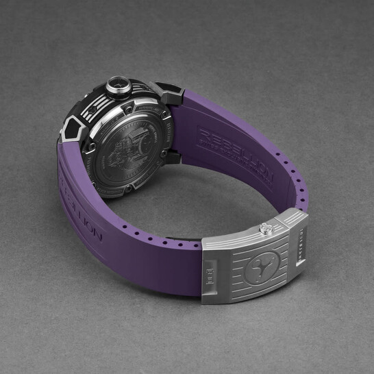 Rebellion Predator S Automatic Purple Dial Men's Watch RB.PRS.3H.TI.TB ...