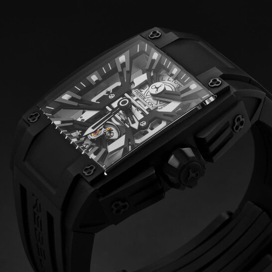 Rebellion Re-Volt Hand Wind Black Dial Men's Watch RB.REV.2H.TI.BL ...