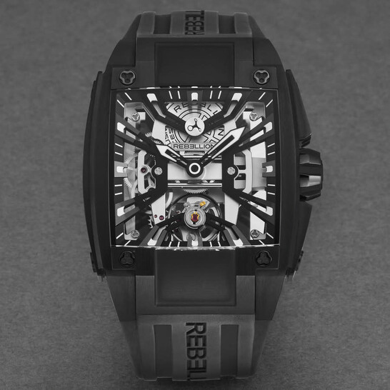 Rebellion Re-Volt Hand Wind Black Dial Men's Watch RB.REV.2H.TI.BL ...
