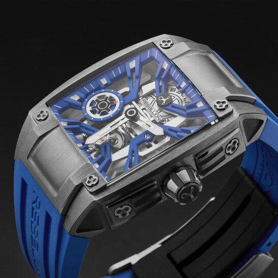 Rebellion Re-Volt Hand Wind Blue Dial Men's Watch RB.REV.3H.TI.BL ...