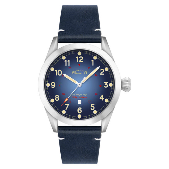 Recta Cavalier Quartz Blue Dial Men's Watch RT-3005-05 194595052602 ...