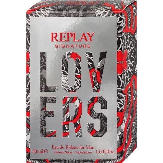 Replay Men's Signature Lovers EDT Spray 1.0 oz Fragrances 8011889500286 ...