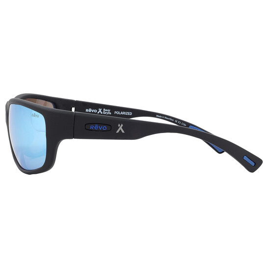 Revo Caper Blue Water Polarized Wrap Men's Sunglasses RE 1092 01 BL 66 ...