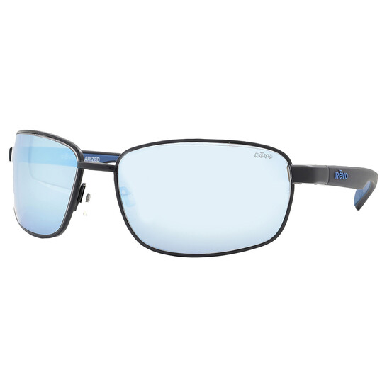 Revo Shotshell Blue Water Polarized Rectangular Men's Sunglasses RE ...