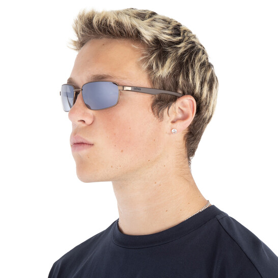 Revo Shotshell Graphite Polarized Rectangular Men's Sunglasses RE 1017 ...