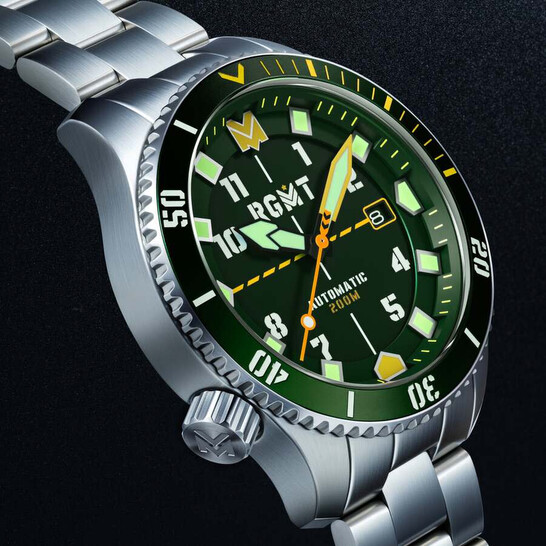 Rgmt Recon Diver Automatic Green Dial Men's Watch RG-8075-33 ...