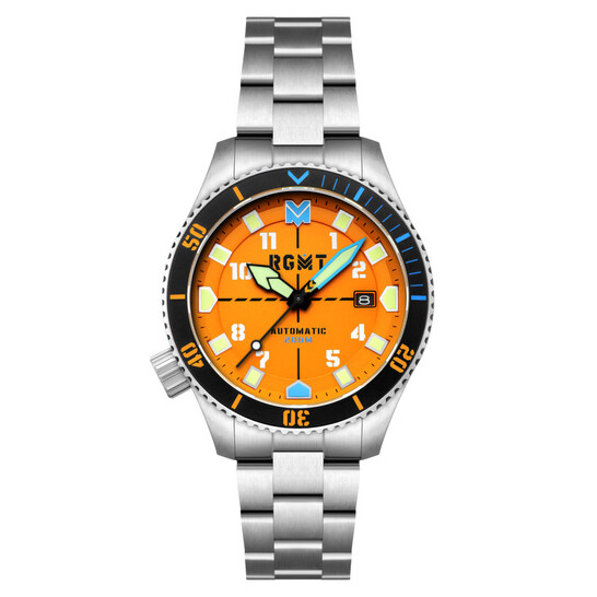 Rgmt Recon Diver Automatic Orange Dial Men's Watch RG-8075-55 ...