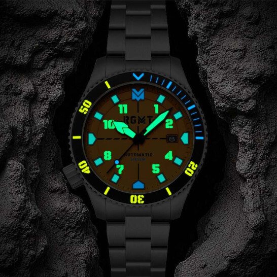 Rgmt Recon Diver Automatic Orange Dial Men's Watch RG-8075-55 ...