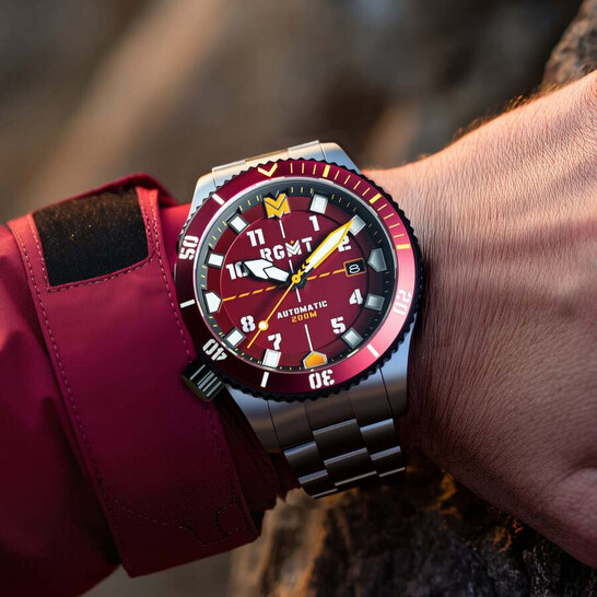 Rgmt Recon Diver Automatic Red Dial Men's Watch RG-8075-44 194595079975 ...