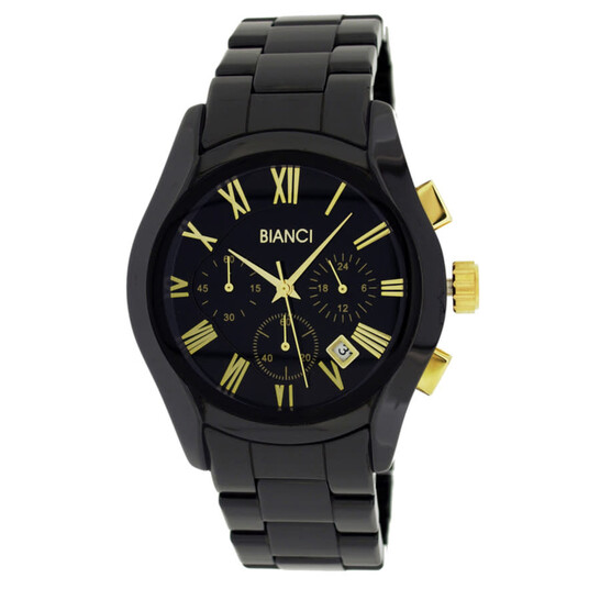 Roberto Bianci Classico Chronograph Quartz Black Dial Men's Watch ...