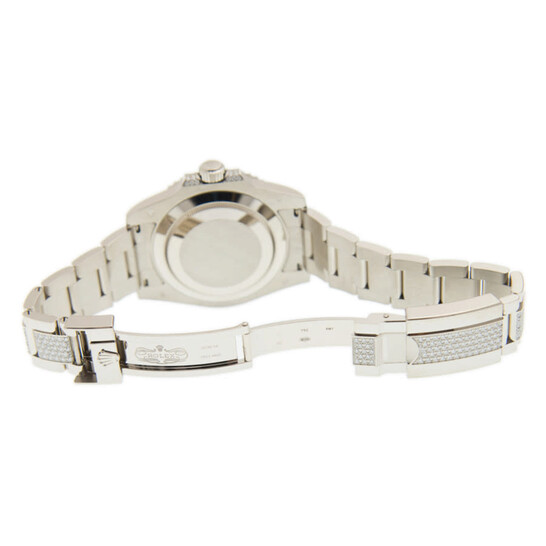 Rolex Submariner Diamond Silver-tone Dial Men's Watch 116659SABR ...