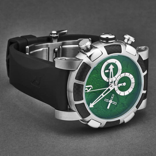Romain Jerome Moon Dust-Dna Chronograph Automatic Green Dial Men's ...