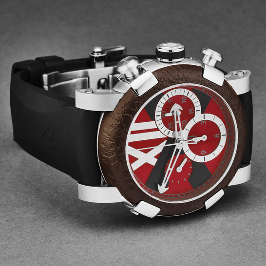 Romain Jerome Titanic-Dna Chronograph Automatic Red Dial Men's Watch RJ ...