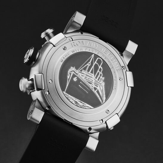Romain Jerome Titanic-Dna Chronograph Automatic Red Dial Men's Watch RJ ...