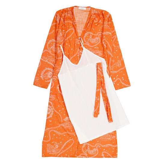 Roseanna Ladies Lucio Edward Long Sleeve Cotton Dress, Brand Size 38 ...