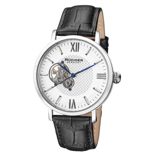 Rudiger Stuttgart Automatic White Dial Men's Watch R3500-04-001 ...