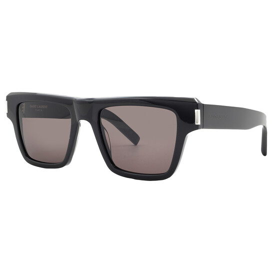 Saint Laurent Black Browline Men's Sunglasses SL 469 001 51 ...