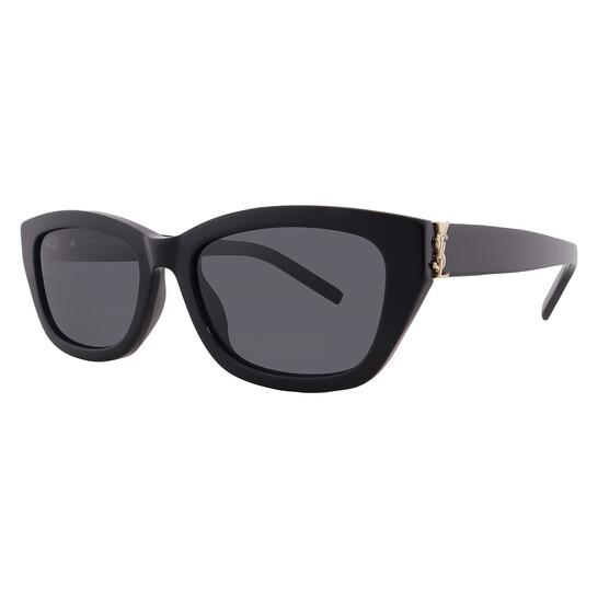 Saint Laurent Black Cat Eye Ladies Sunglasses SL M153 001 55 ...