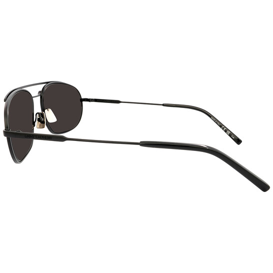 Saint Laurent Black Navigator Men's Sunglasses SL 561 001 61 ...