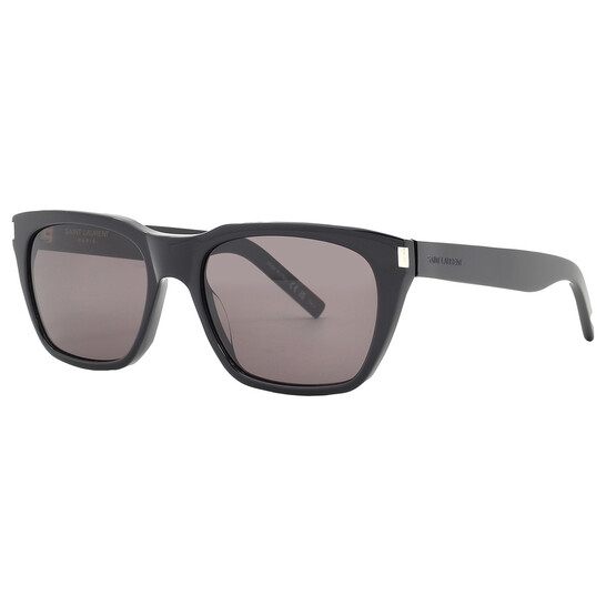 Saint Laurent Black Square Men's Sunglasses SL 598 001 56 889652429762 ...