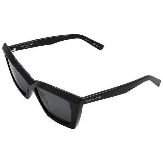 Saint Laurent Dark Grey Cat Eye Ladies Sunglasses SL 657 001 54 ...