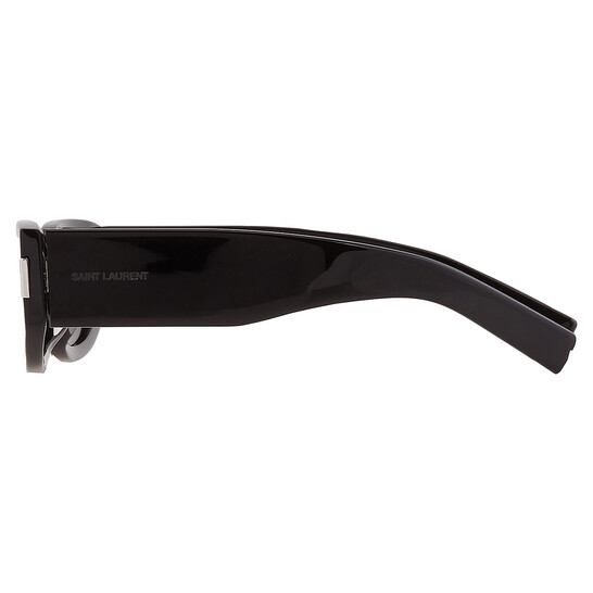Saint Laurent Dark Grey Oval Unisex Sunglasses SL 697 001 51 ...