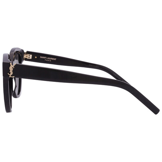 Saint Laurent Grey Round Ladies Sunglasses SL M29 003 52 889652180922 ...